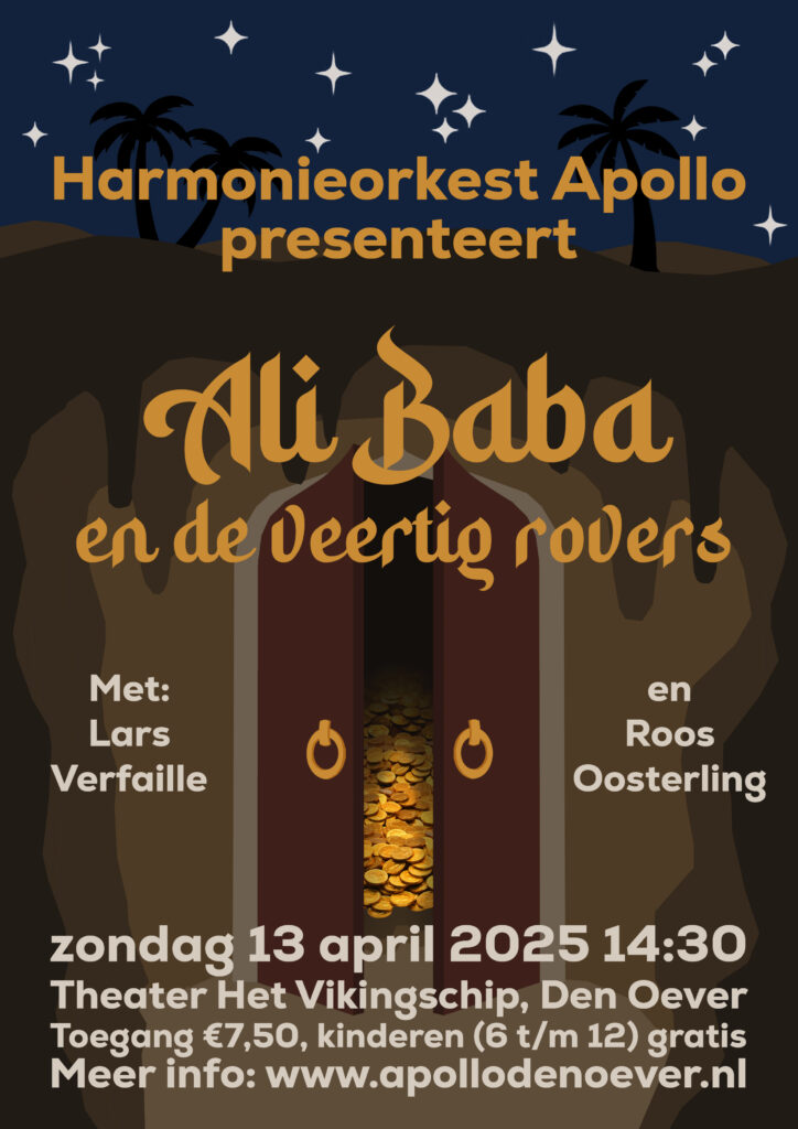 Muzikaal Sprookje: Ali Baba en de 40 rovers in Vikingschip - De Meerpeen